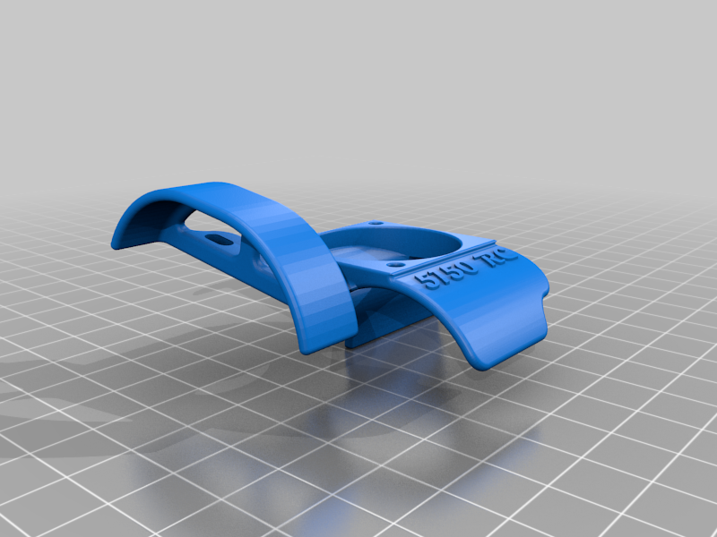 💂 Rc10B74/ Xb4 30mm fan mount with spur guard・ STL File for ・Cults