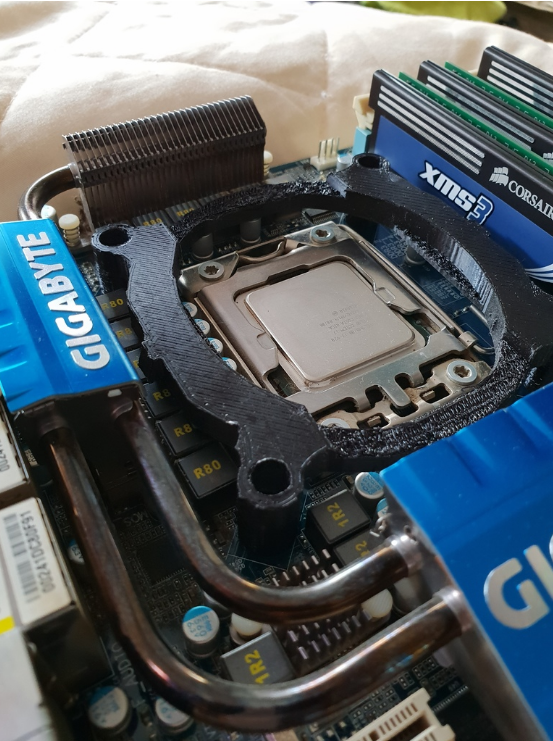 Fichier STL Support pour ventilateur de processeur LGA 1366 🔧・Modèle à ...