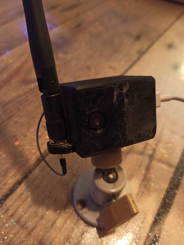 💾 ESP32-cam with USB ch340 board outdoor enclosure・Free 3D File for ・Cults