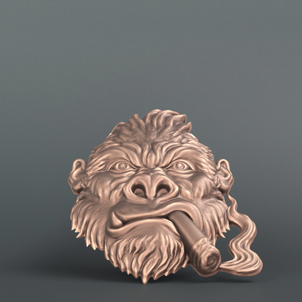 Stl File Gorilla Relief 🦍 Obj ・3d Printer Design To Download・cults