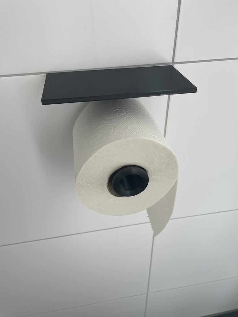 Free 3D file Toilet roll holder with shelf 🚽 ・Template to download and ...