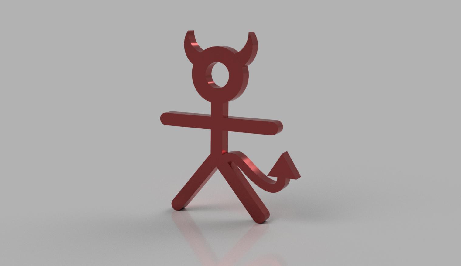 STL file Angel and demon 👼 ・3D printing idea to download・Cults