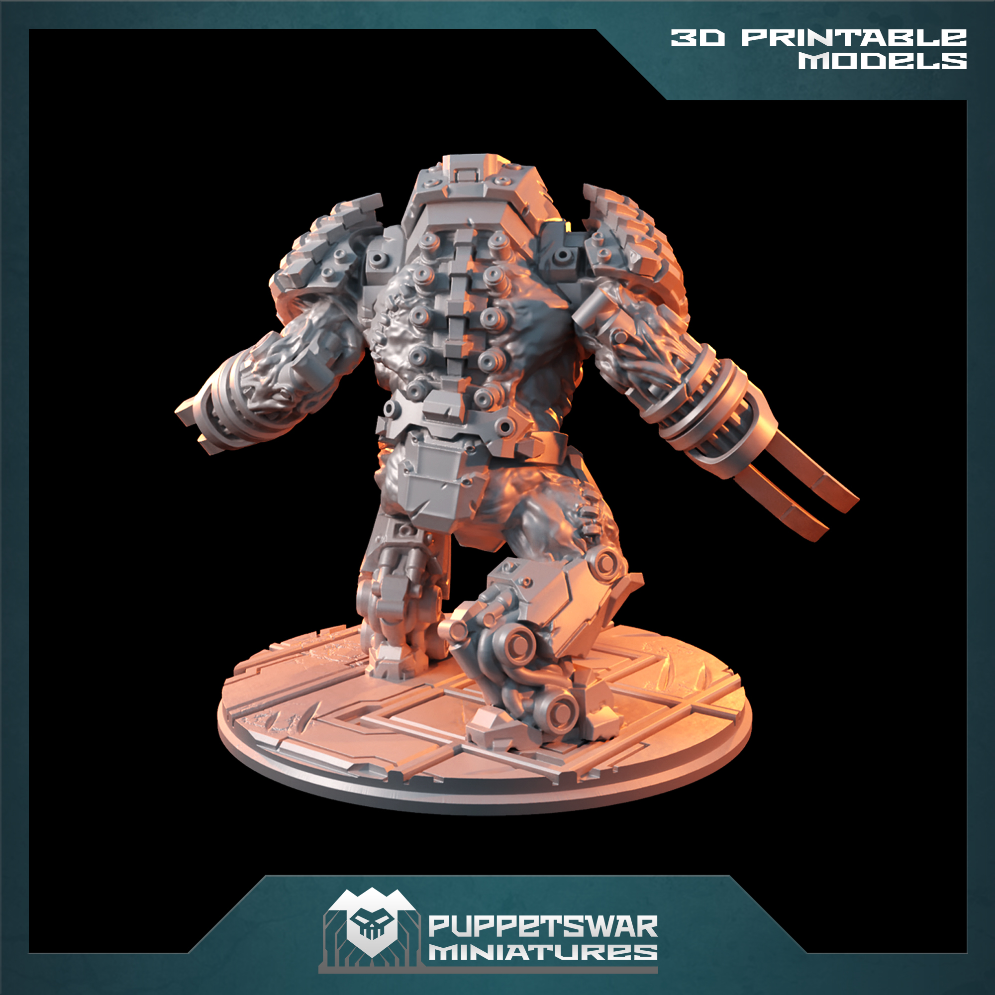 🎲 Cyber Oni・ 3D File for 3D printing・Cults