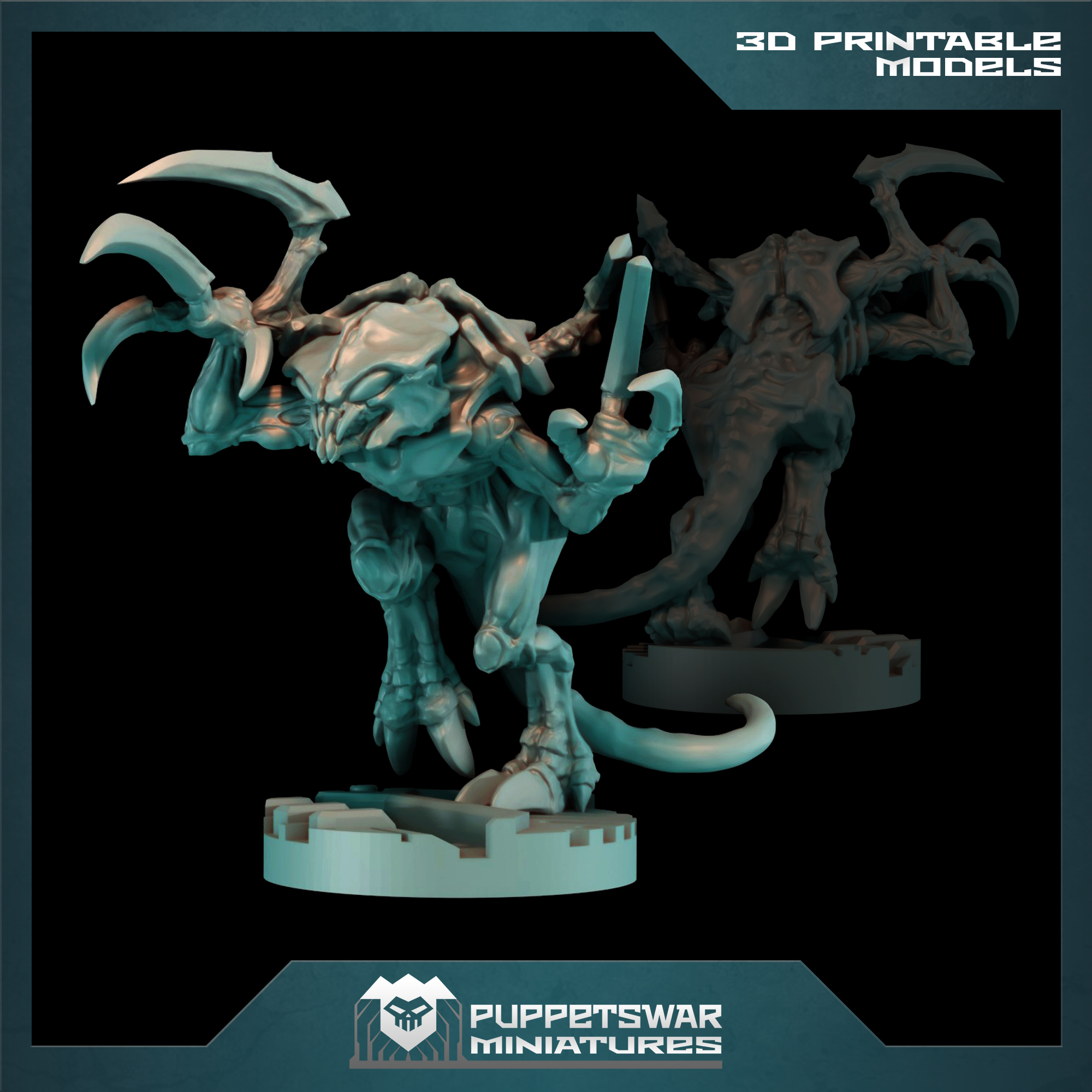 🐛 Bug Hybrids Pack・ 3D File for 3D printing・Cults