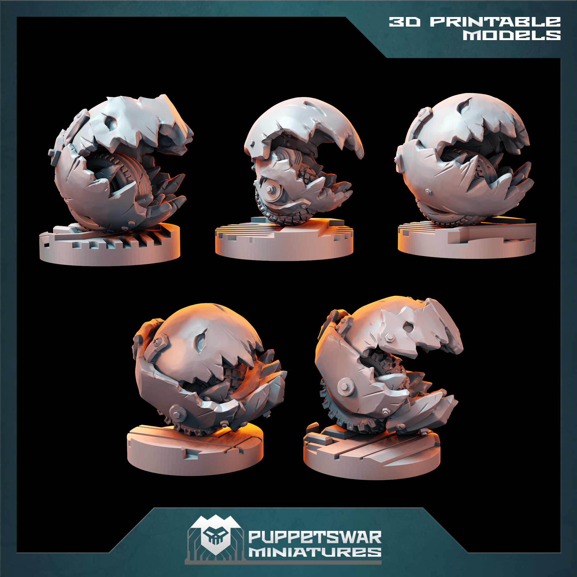🎲 Orc Paqbots・ 3D File for 3D printing・Cults