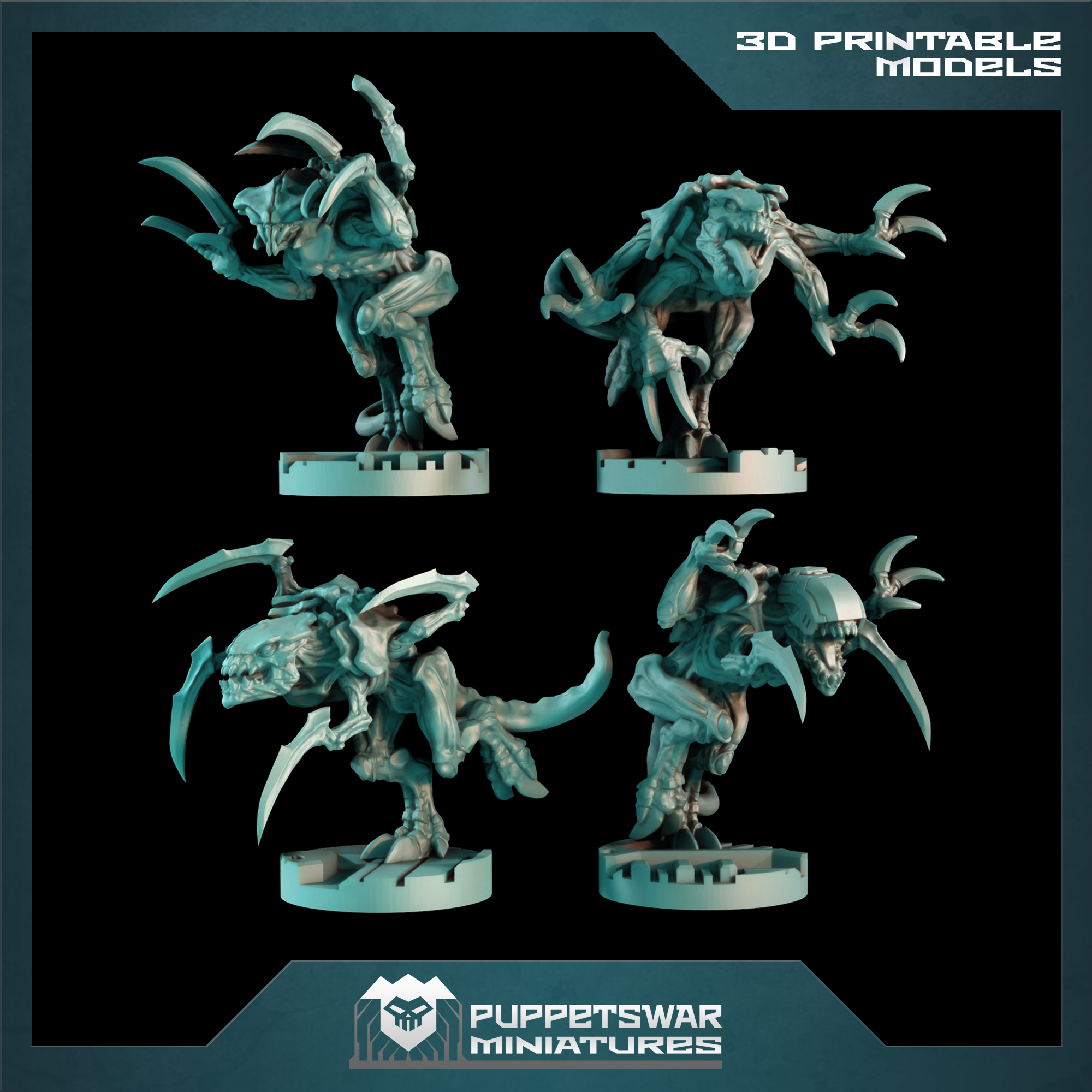 🐛 Bug Hybrids Pack・ 3D File for 3D printing・Cults