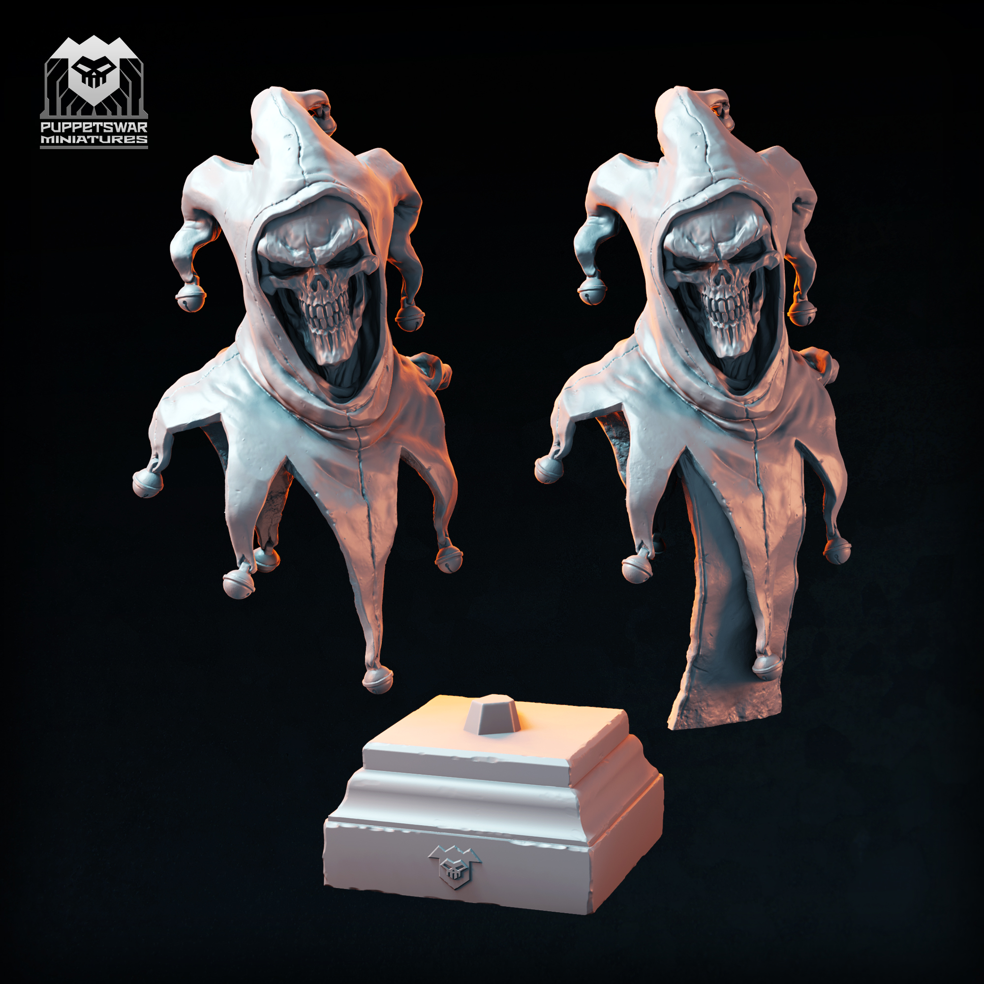 3D file Puppetswar Jester Bust 👤 ・3D print design to download・Cults