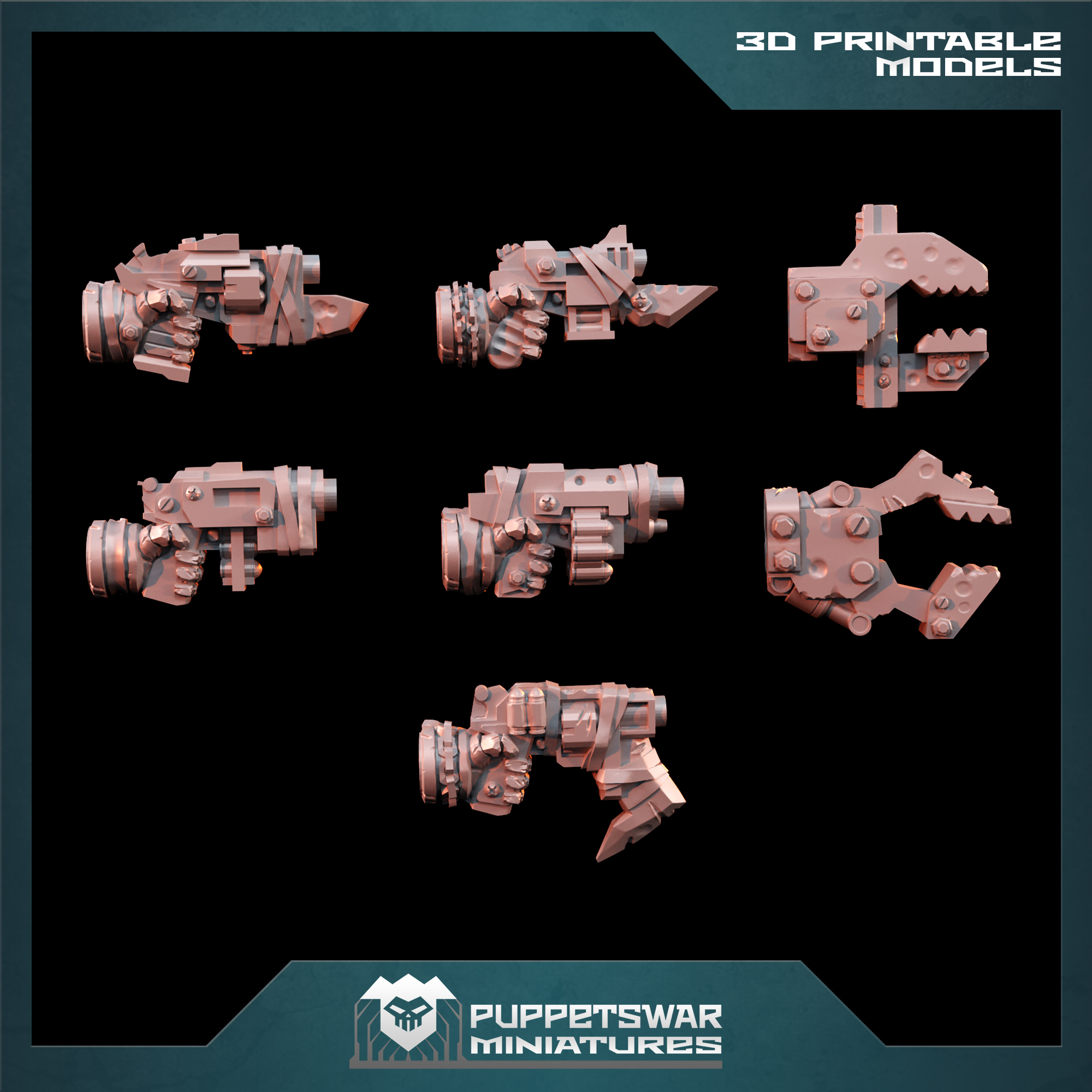 🎲 Bushi Orc Squad・ 3D File for 3D printing・Cults