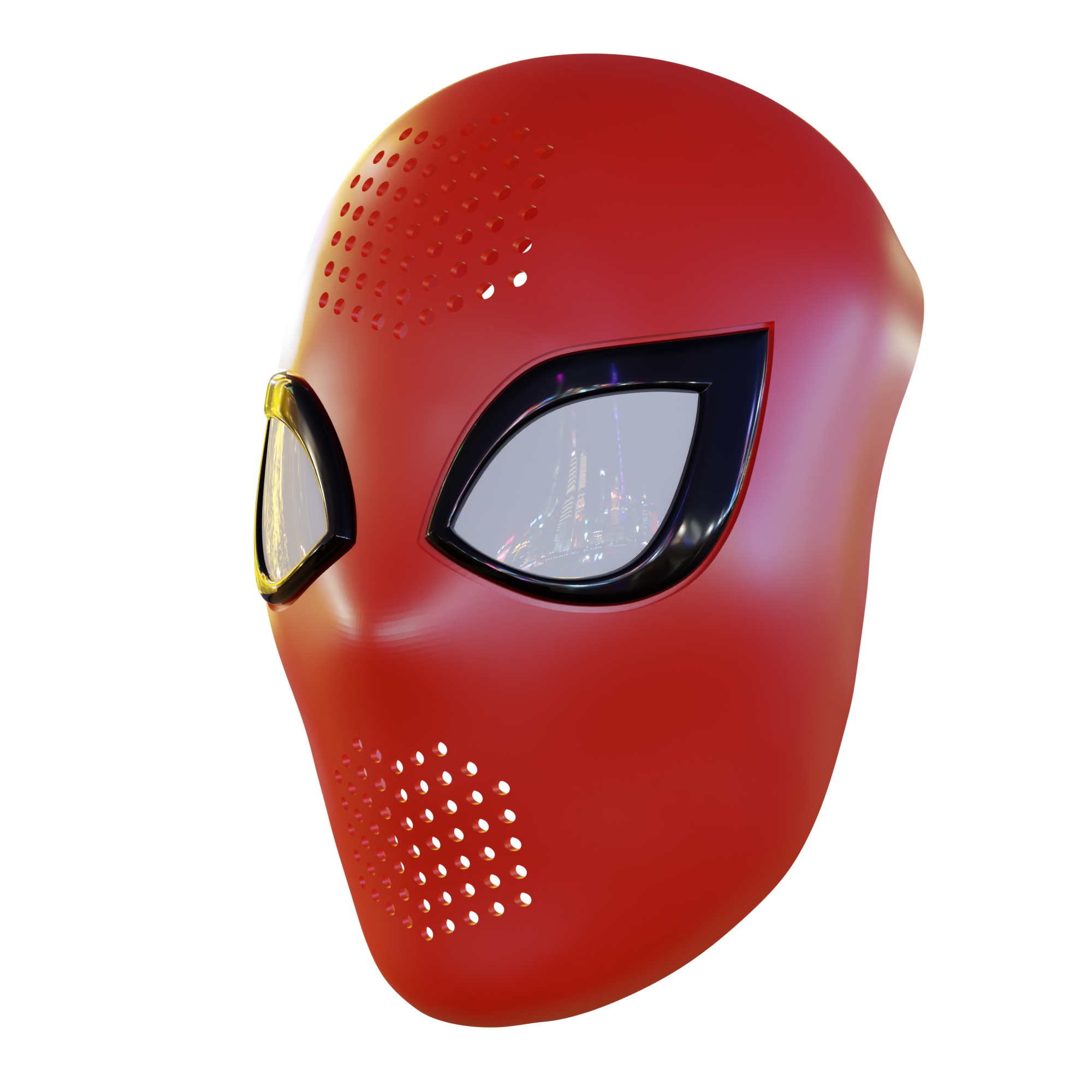 STL file FACESHELL SPIDER-MAN CLASSIC 🦸‍♂️ ・3D printable model to ...