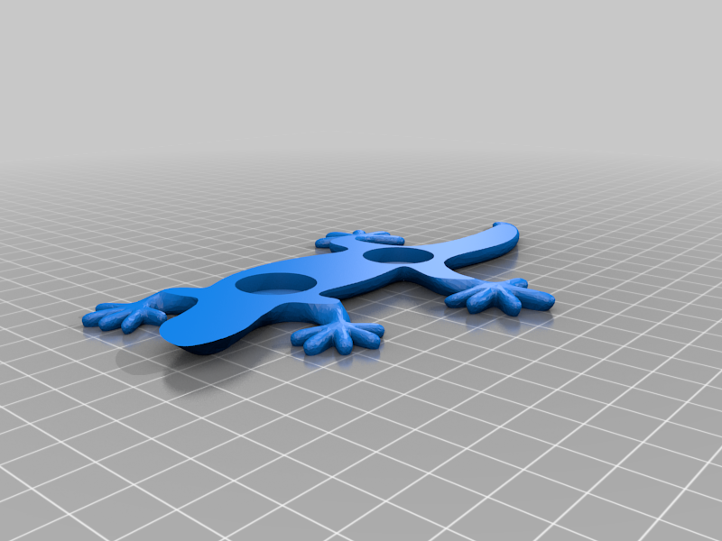 🧲 Sticky Gecko - magnet・Free 3D File for ・Cults