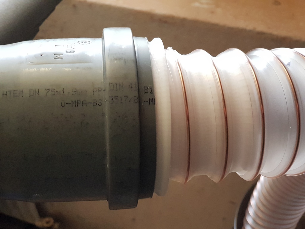 Free 3D file 60mm suction hose to DN75 tube adaptor 👽 ・3D print design ...