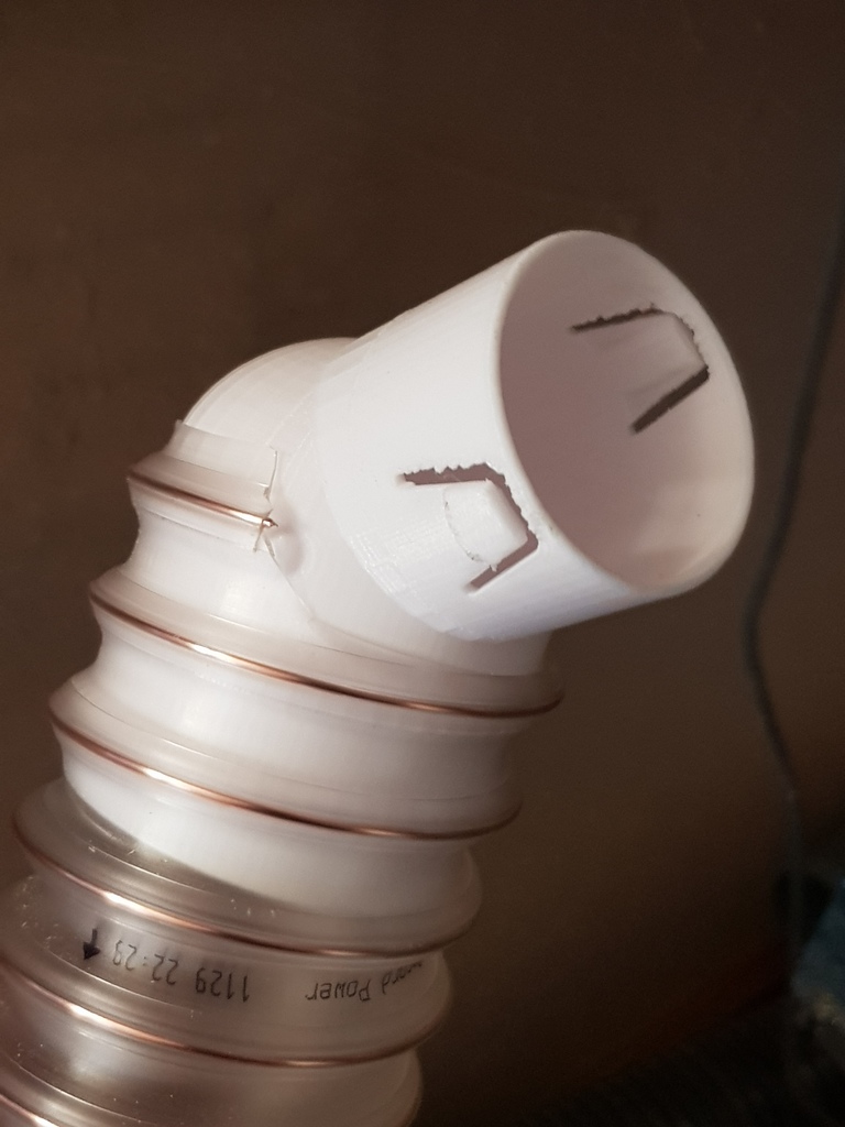 Free 3D file Bosch GCM8SJL circular saw dust extraction 60mm hose ...