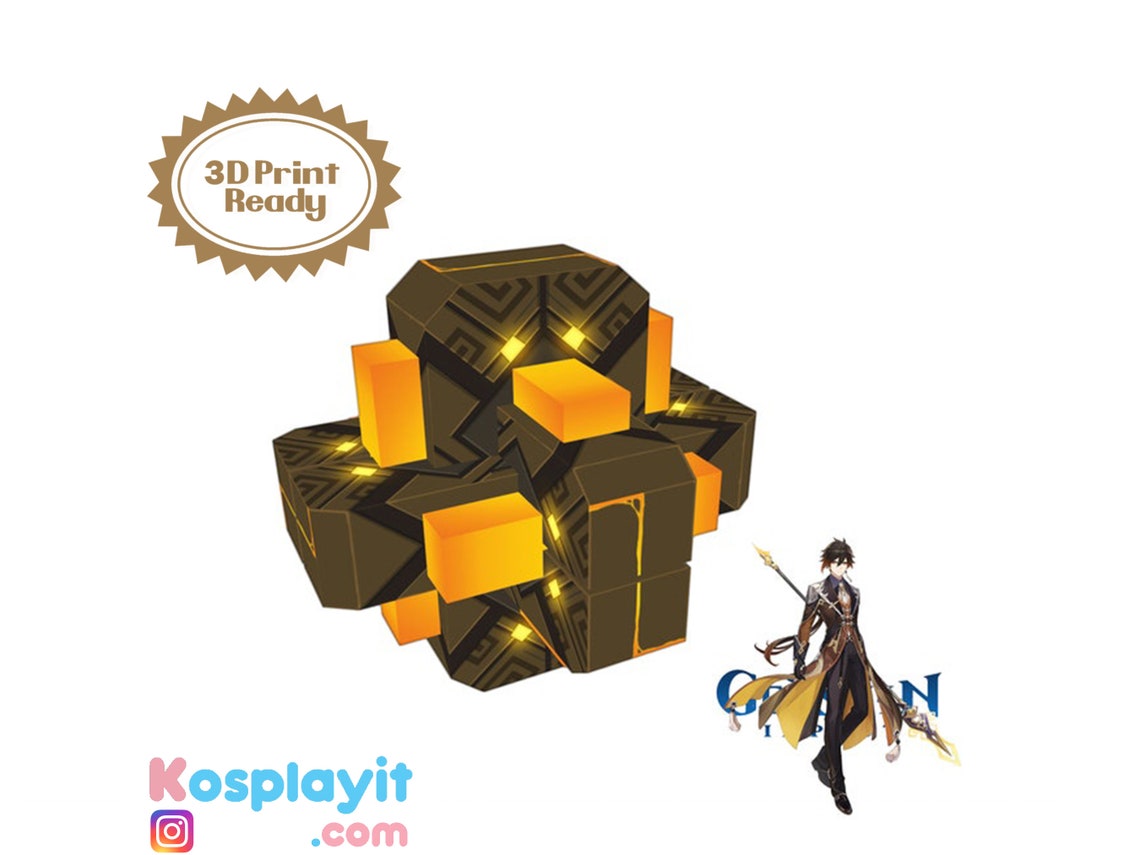 🎲 Genshin Impact - Zhongli Orb - Digital 3D Model Files - Zhongli ...