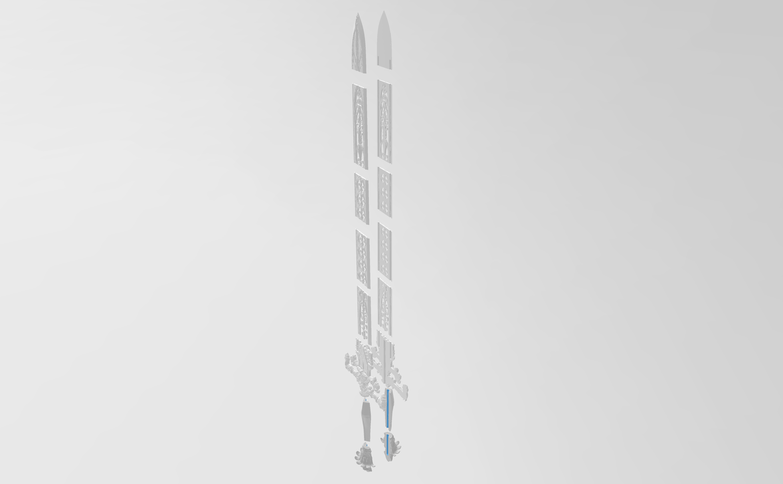 💍 Elden Ring Sword of Night and Flame Digital 3D Model - File Divided ...