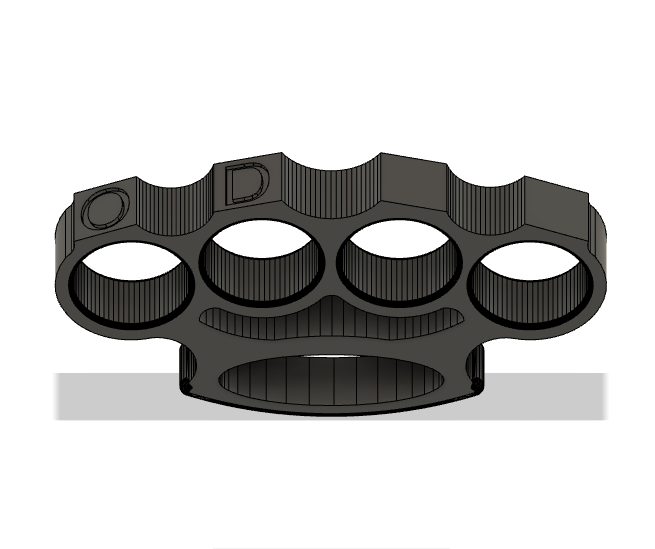 🎃 Brass Knuckles (Blues Brothers Edition)・Free STL File for ・Cults