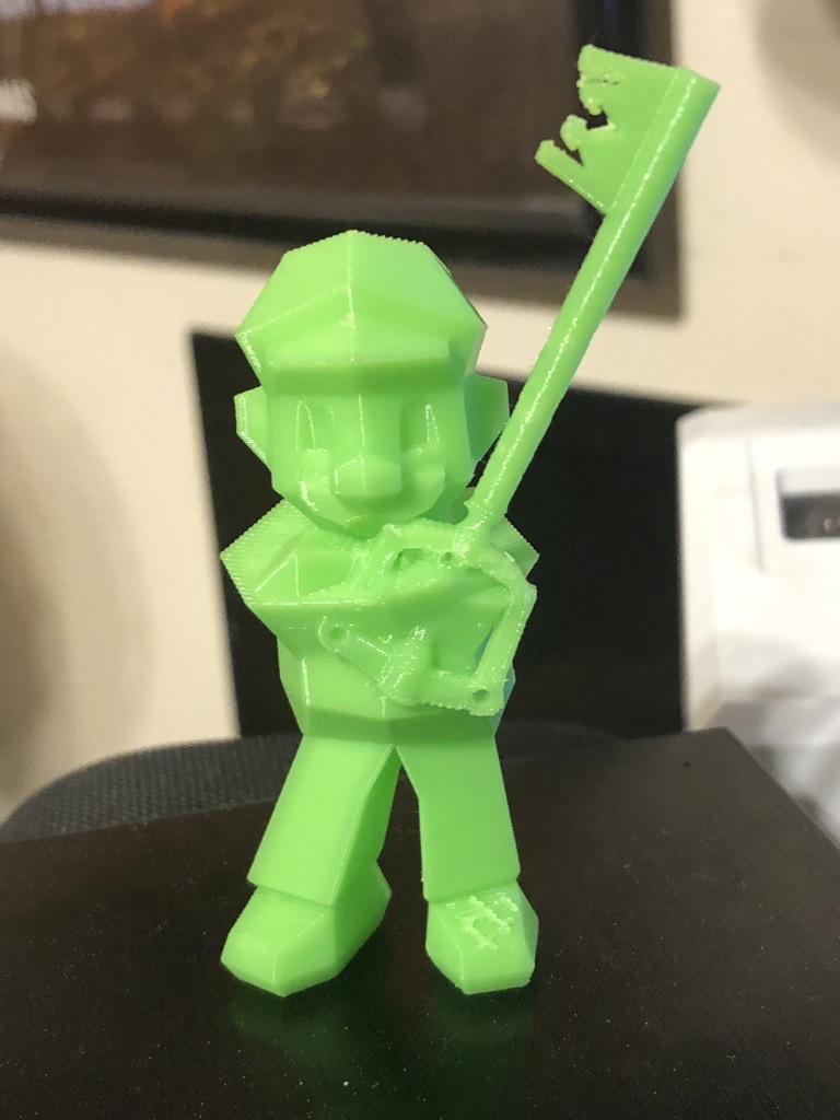 Free STL file Green Mario with Keyblade 🧸 ・3D print design to download ...
