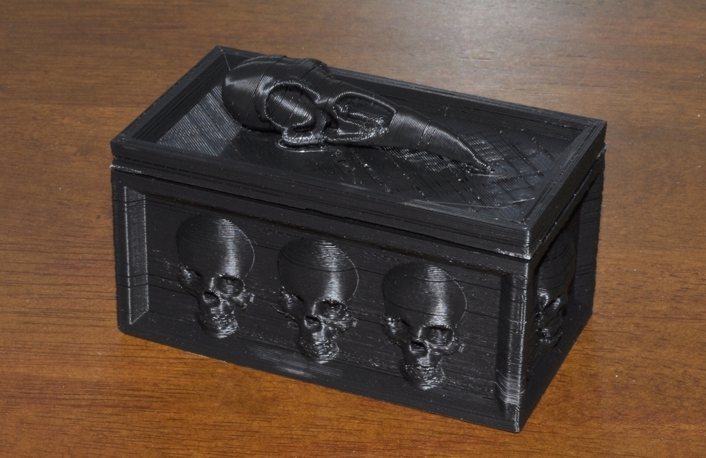 💀 Skull Box・Archivo 3D Gratis para ・Cults