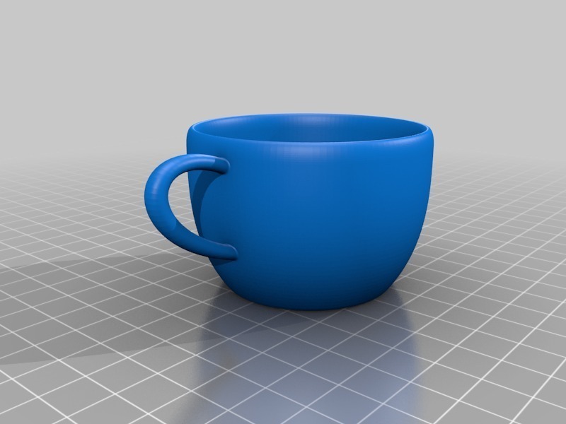 Free 3D file Utah tea cup and saucer 🫖・3D print design to download・Cults