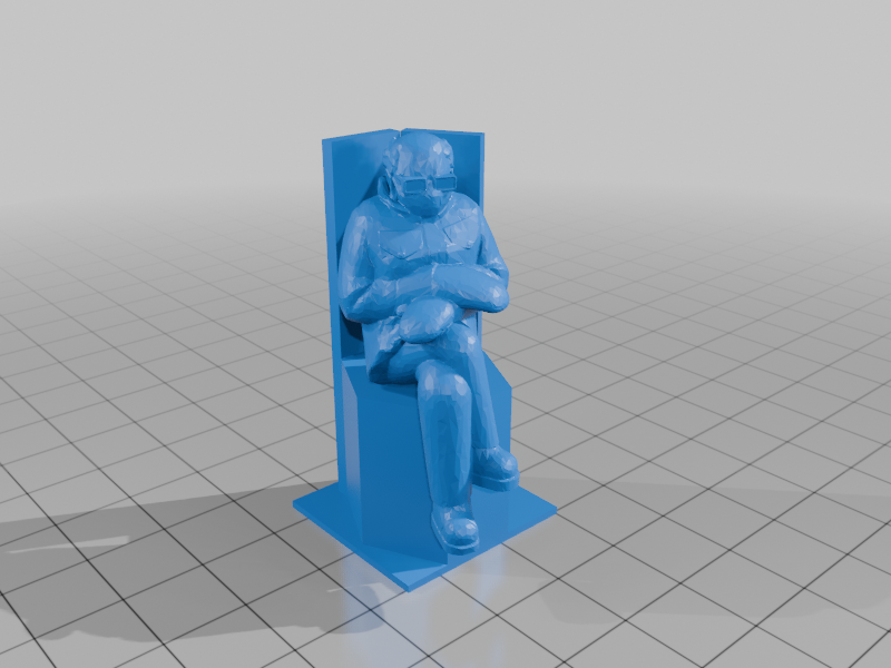 Free 3D file Bernie in chair 2024 🪑 ・3D print object to download・Cults
