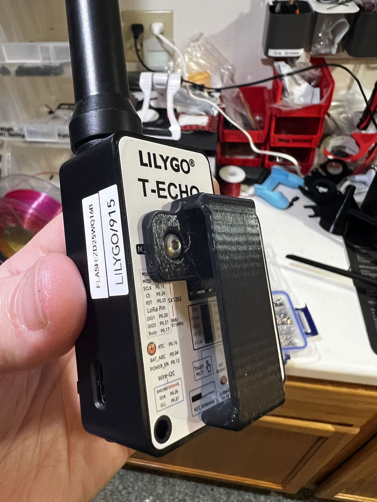 🔌 Lilygo T-Echo Clip・Free 3D File for ・Cults