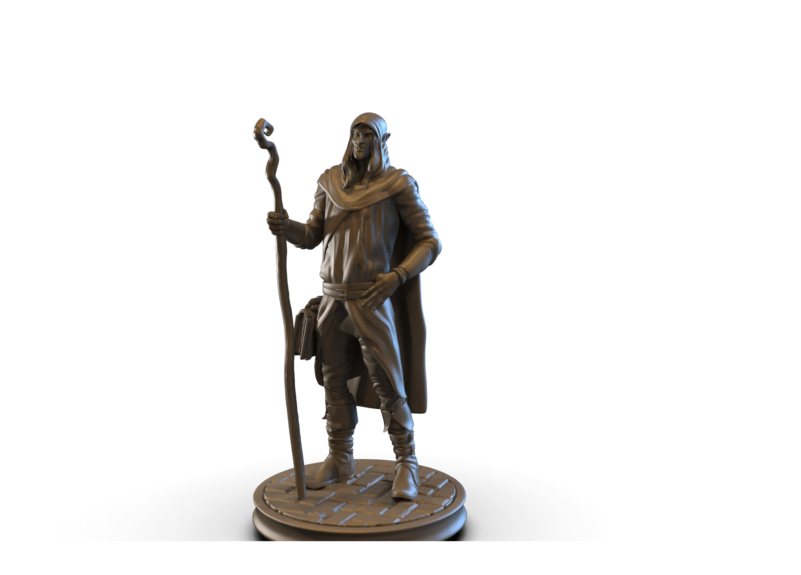 Archivo STL Miniatura de mago elfo 👾 ・Diseño imprimible en 3D para ...