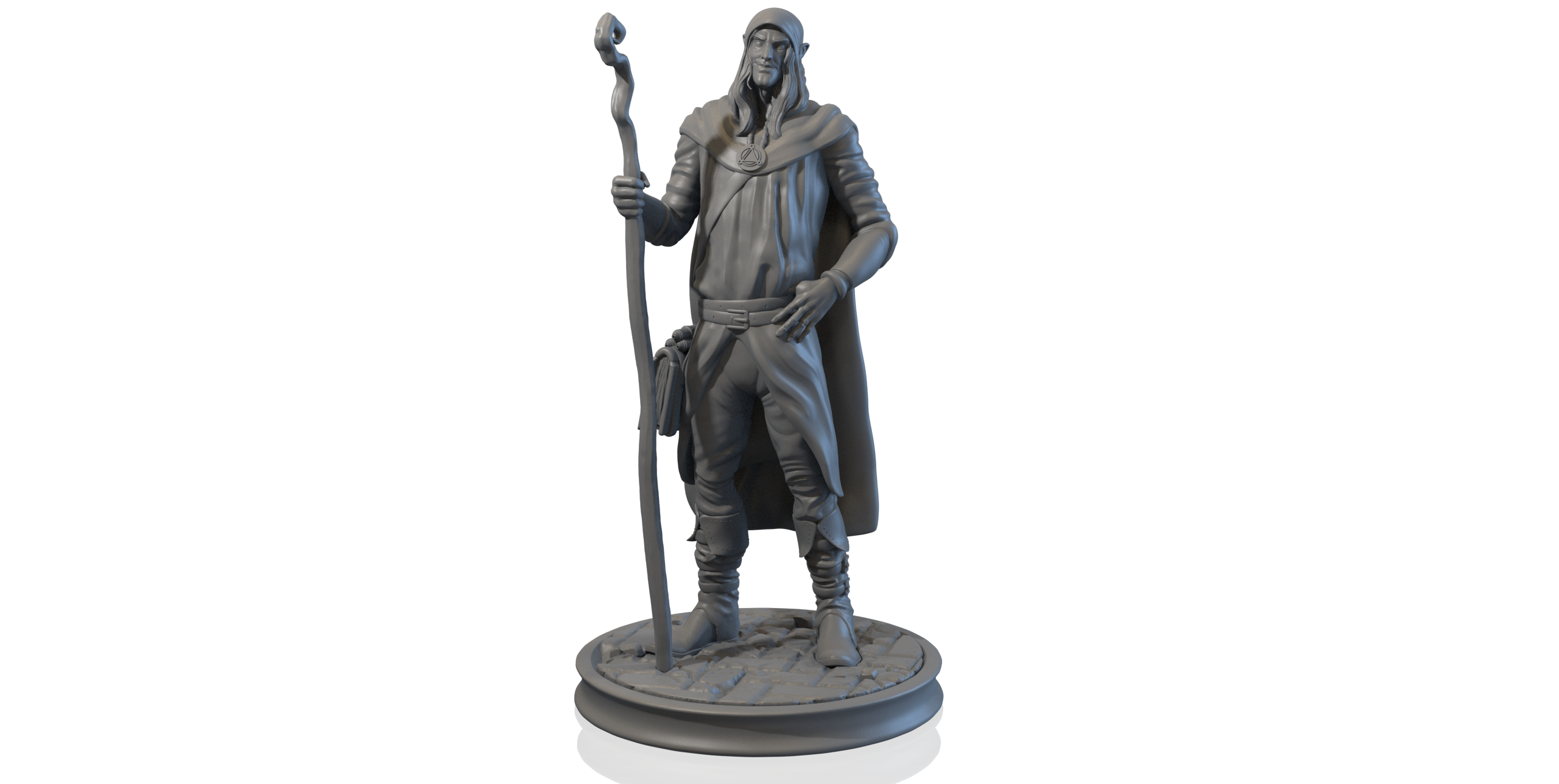 Archivo STL Miniatura de mago elfo 👾 ・Diseño imprimible en 3D para ...