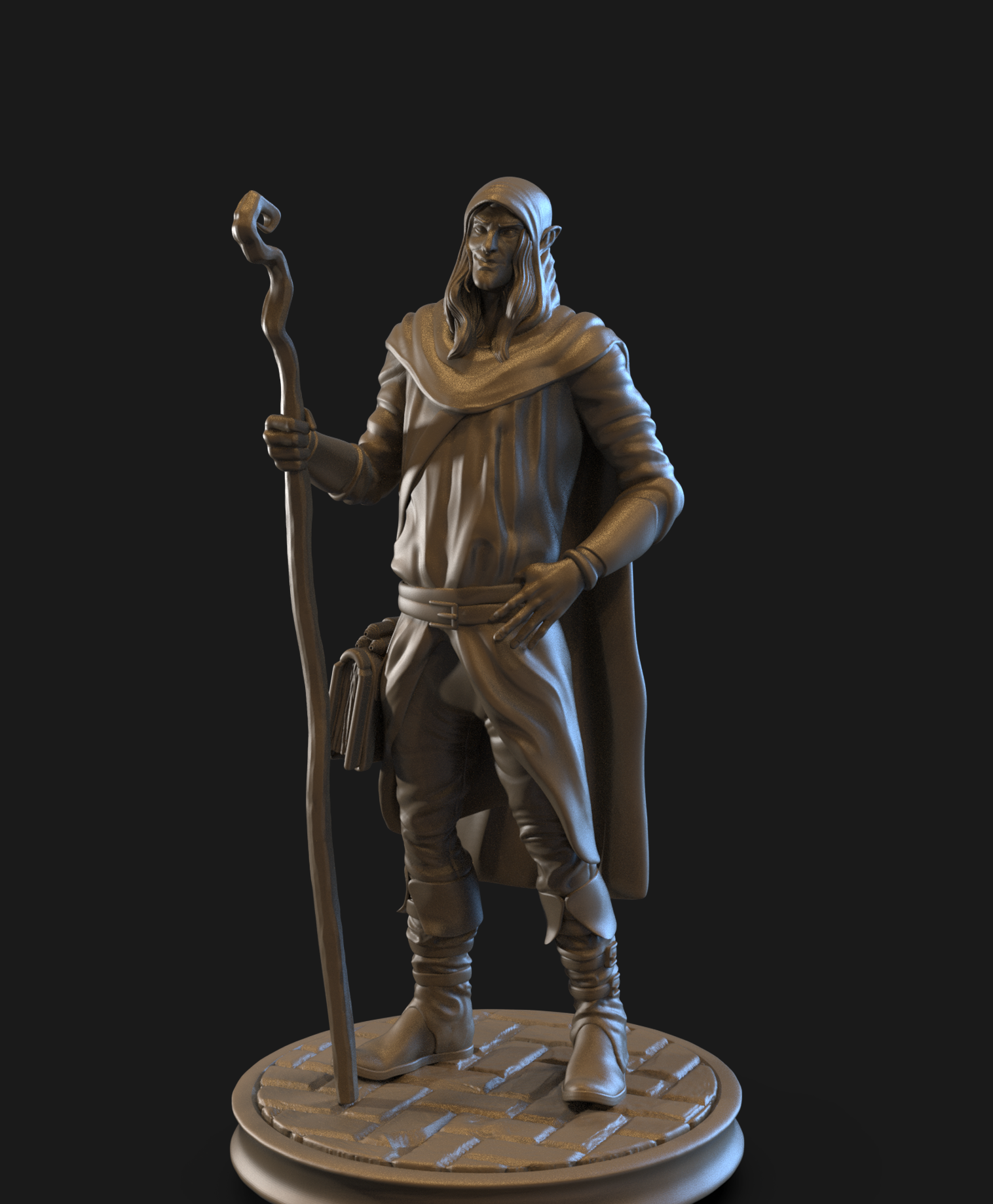Archivo STL Miniatura de mago elfo 👾 ・Diseño imprimible en 3D para ...