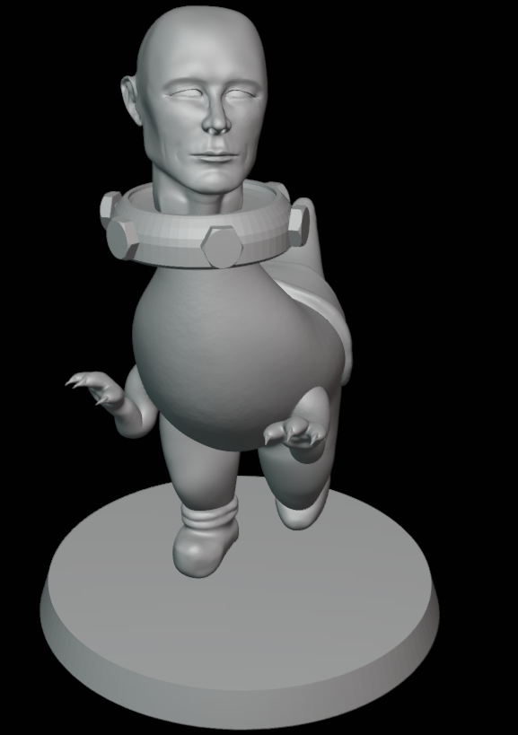 Fichier STL gratuit Dennis - TTRPG Miniature - Dinosaur Man - Space ...