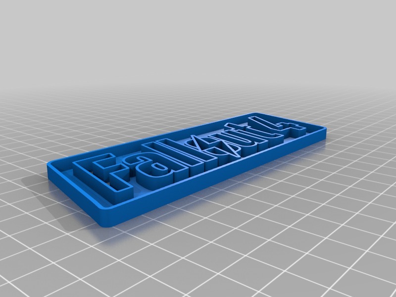 👾 Fallout 4 Logo・Free 3D File for ・Cults