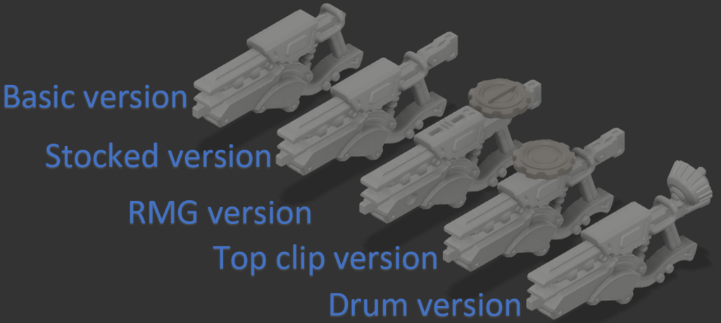 Free STL file 30 Minute Missions - Unofficial weapon set - ODD RMG 🔫 ...