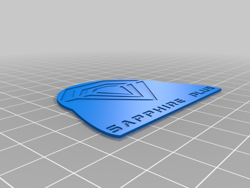Free 3D file Sapphire Plus Logos ・3D printer design to download・Cults