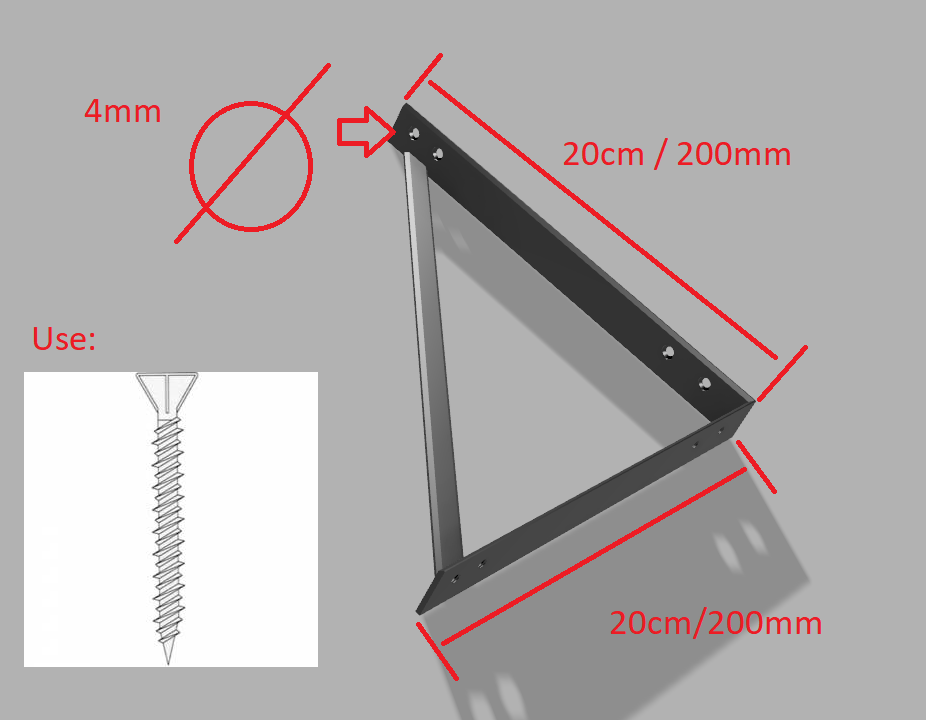 STL file Angle for shelf Winkel für Regal ANGLE 20cm 🪵 (3MF)・Design to ...