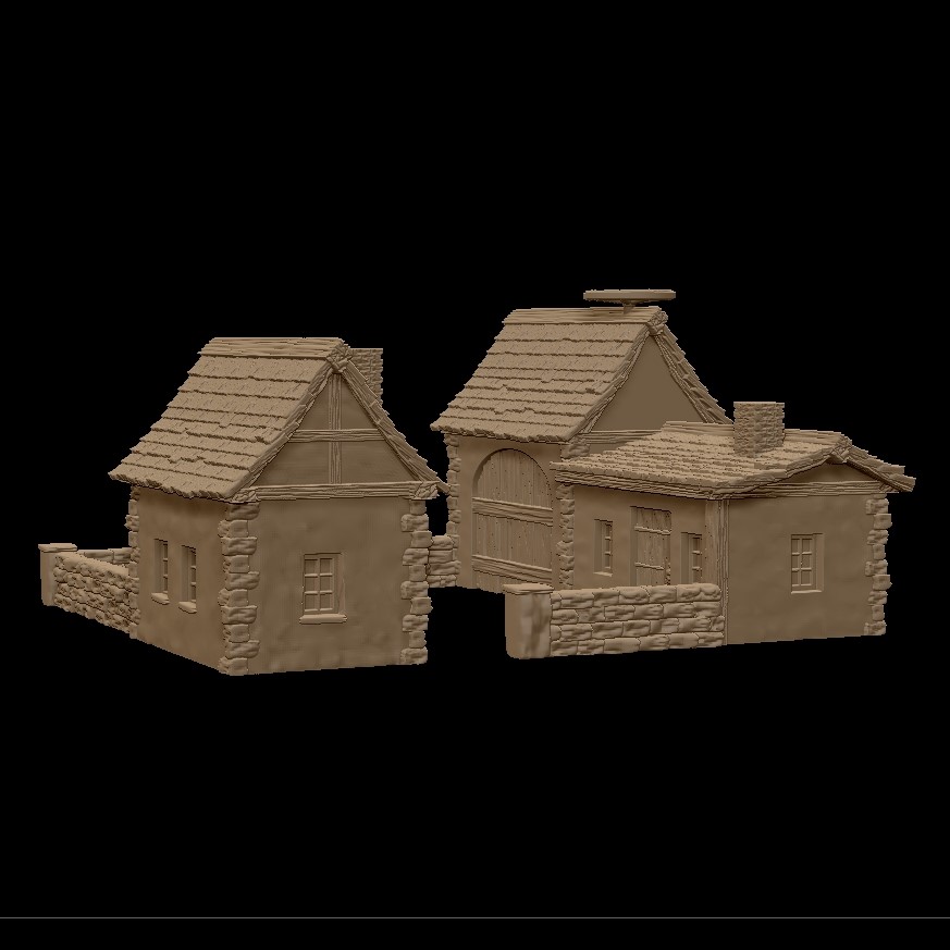 STL file French Village 🎲 ・3D printing design to download・Cults