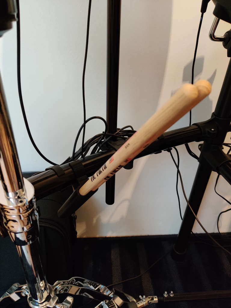 Free 3D file Drumstick holder for Roland / Yamaha / E-drums 🗜️ ・3D ...