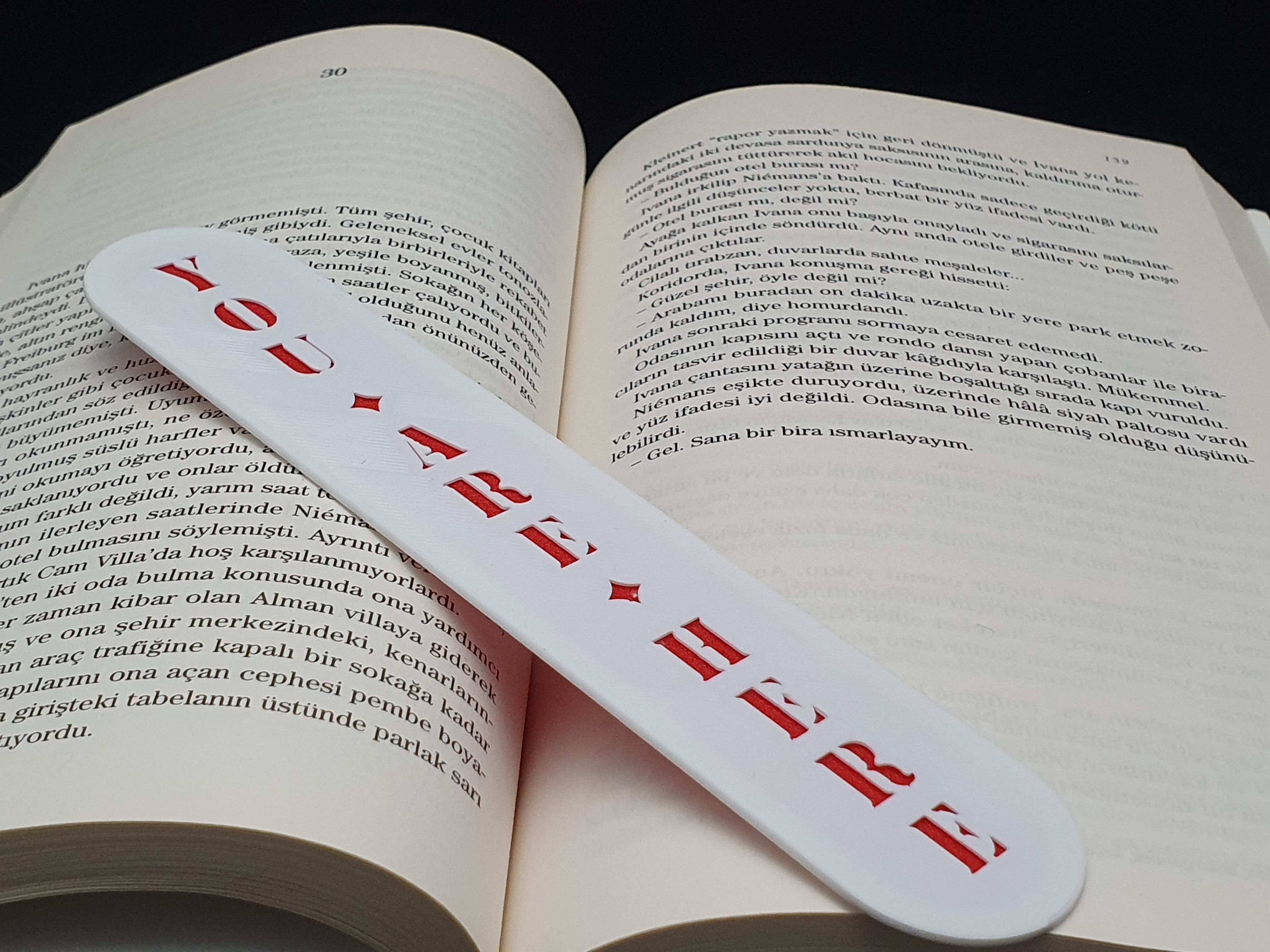 STL file YOU ARE HERE BOOKMARK 🫵 ・Model to download and 3D print・Cults