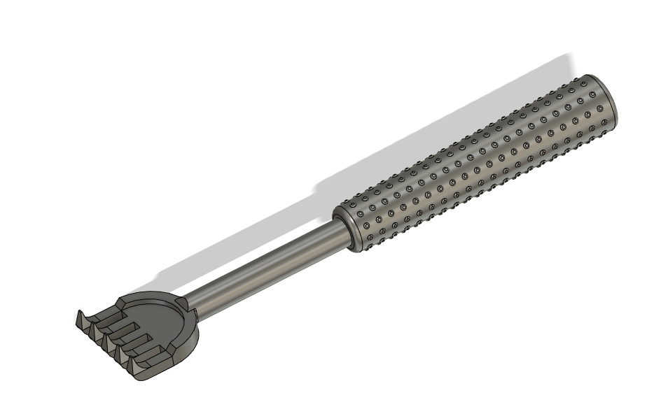 🔙 Scratcher - back scratcher・Free STL File for ・Cults
