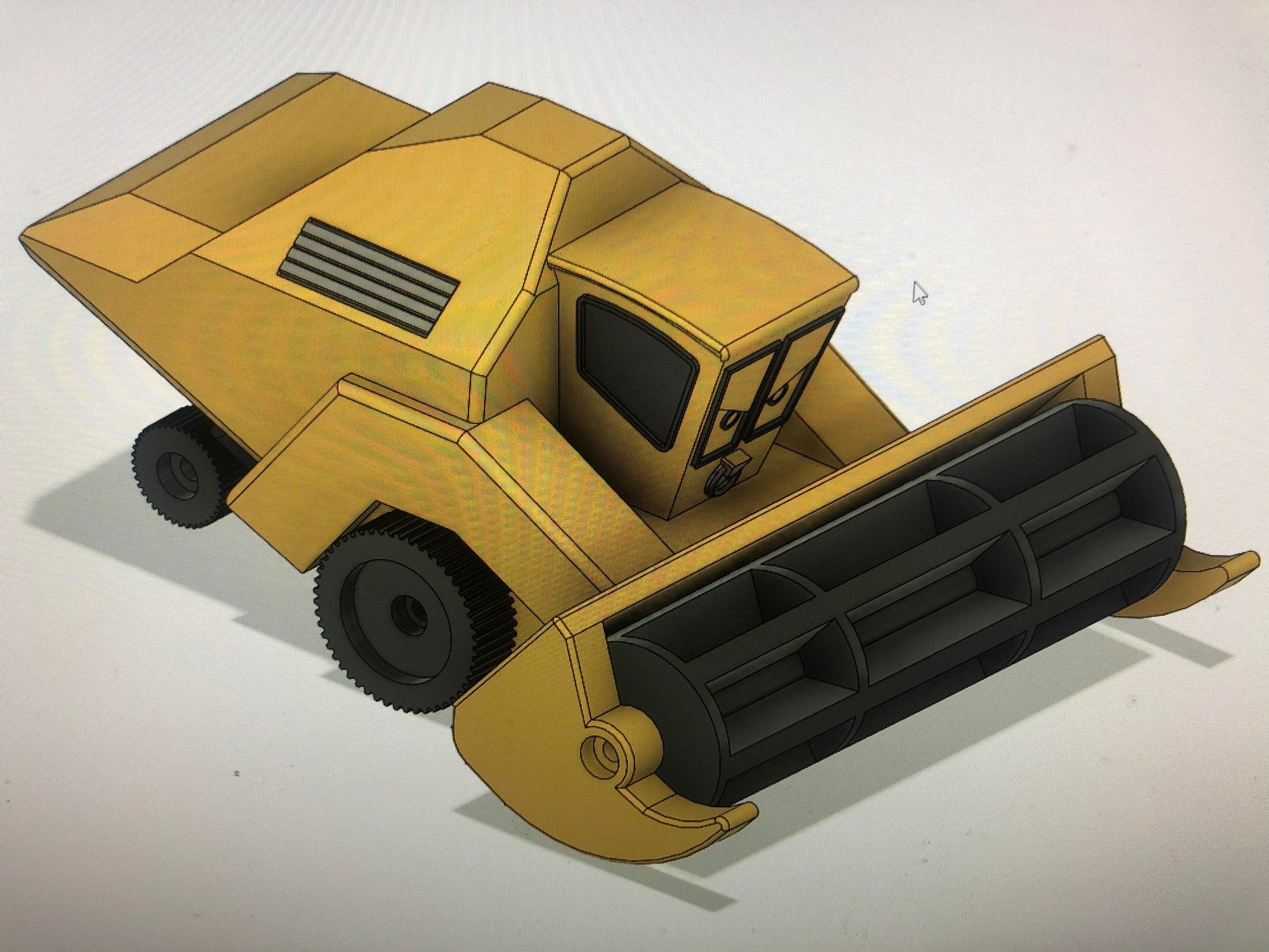 Free STL file Mad Combine harvester 🎨 ・3D printable design to download ...
