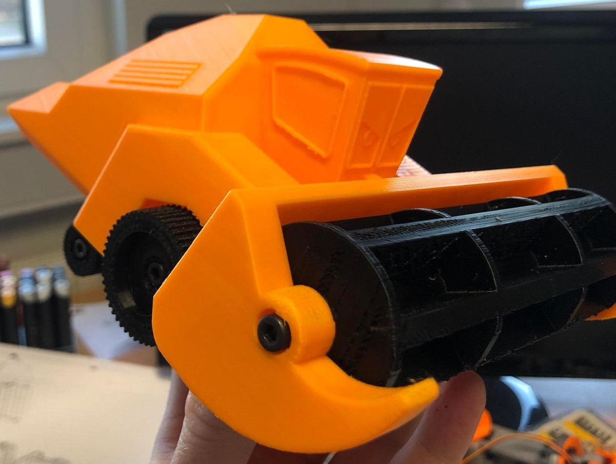 Free STL file Mad Combine harvester 🎨 ・3D printable design to download ...