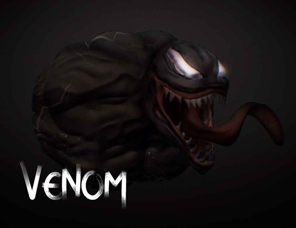 OBJ file Venom ART 🎨 ・3D print model to download・Cults