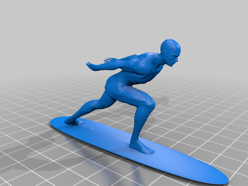 👥 Silver Surfer・Free 3D File for ・Cults