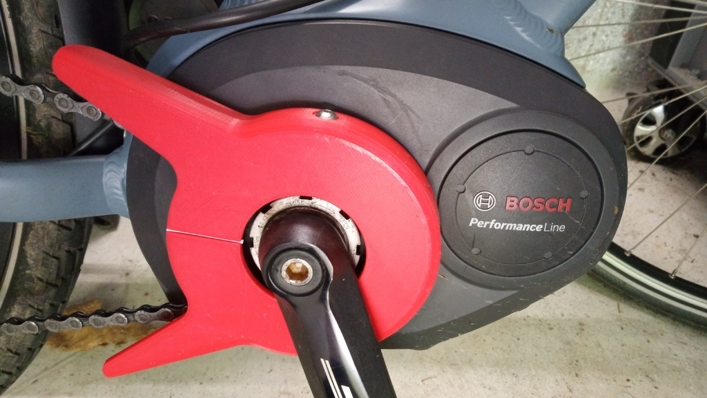 💂 Chain guard for Bosch Performance Line・Free 3D File for ・Cults