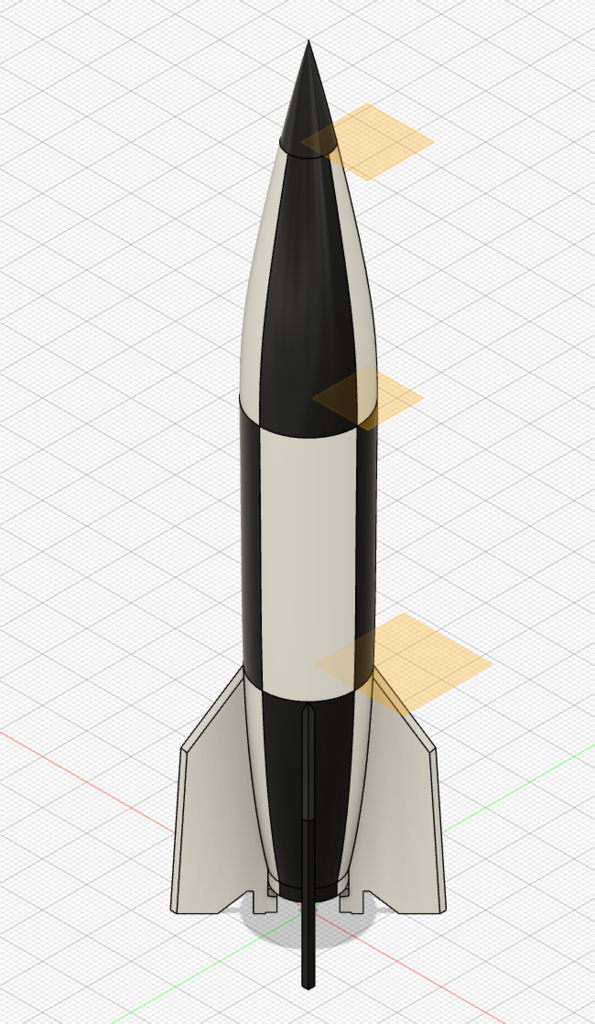🚀 V2 Rocket・Free 3D File for ・Cults
