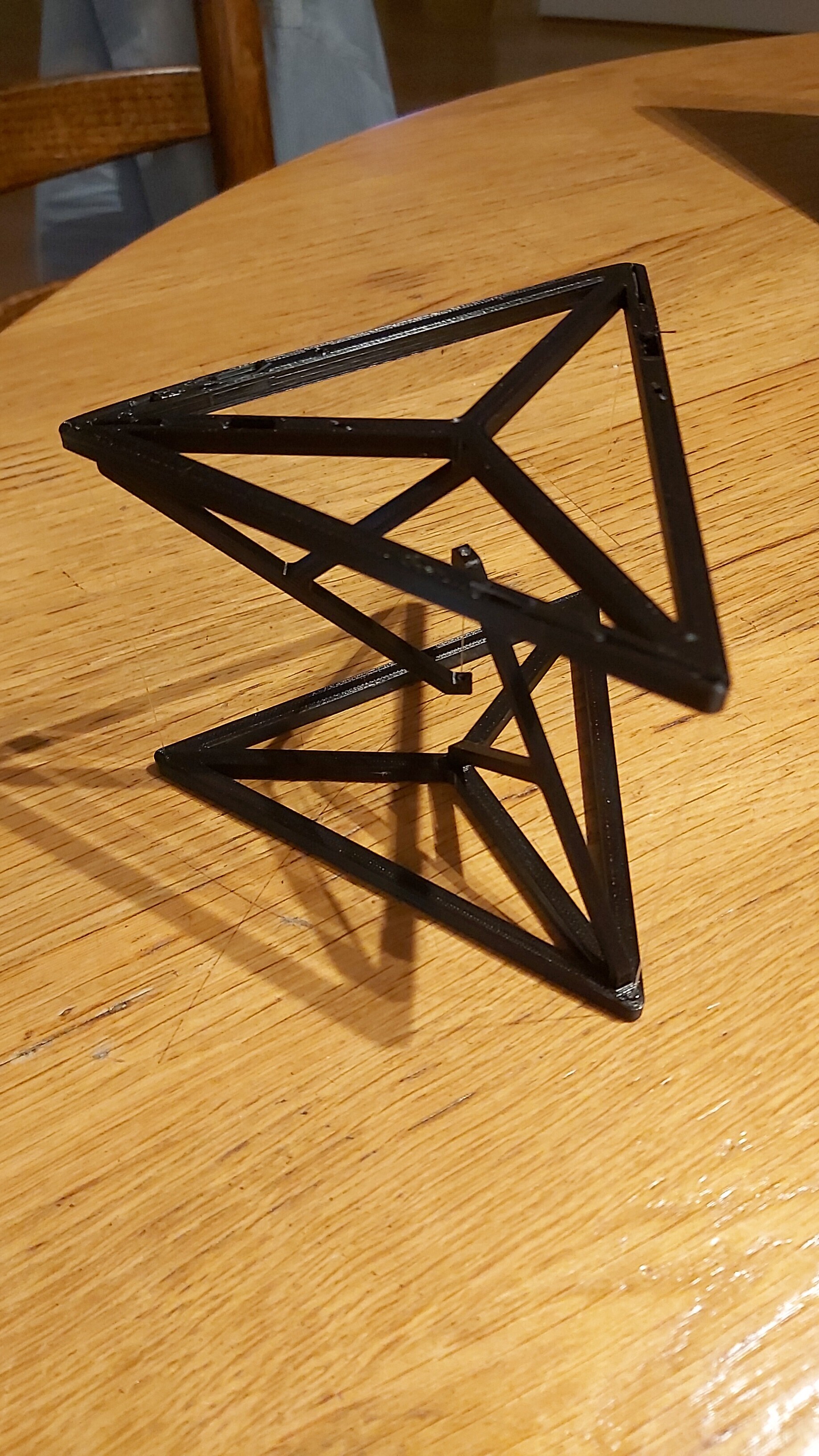 3D printing Tensegrity - Impossible table (Hidden wire and tensioner)・Cults