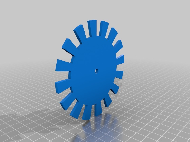 Free 3D file 100mm Encoder Wheel 16T 3mm 5mm 🛞 ・Model to download and ...
