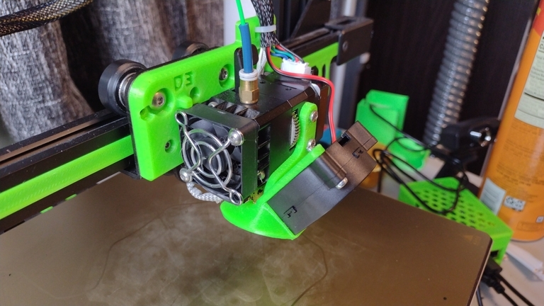 Free 3D file BIQU H2 5015 + 4020 Fan Duct / Mount 🔧 ・3D print design to ...