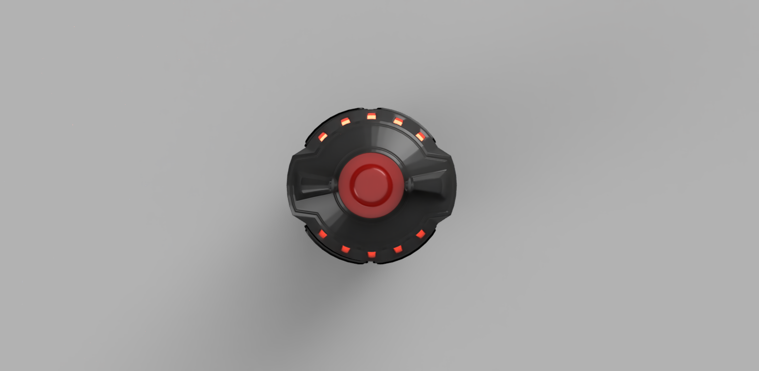 STL file Futuristic Hand Grenade ・3D printer model to download・Cults