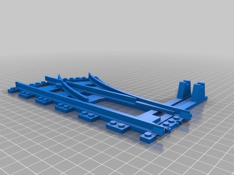 Free 3D file LEGO double Switch out of 7 main parts, Fits into 20 cm ...
