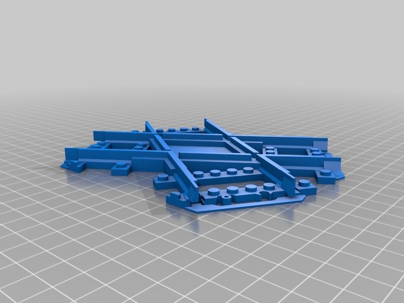 Free 3D file LEGO double Switch out of 7 main parts, Fits into 20 cm ...