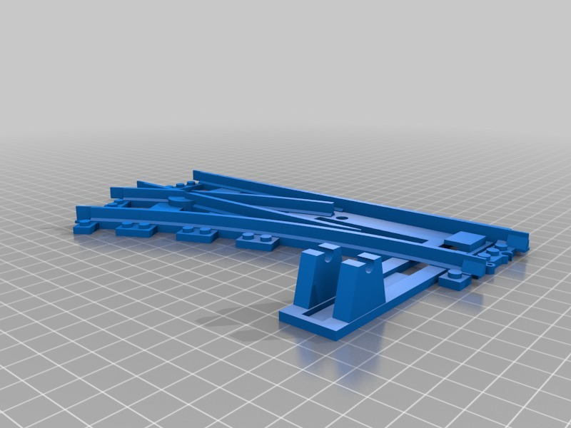🚆 LEGO double Switch out of 7 main parts, Fits into 20 cm buildplate ...