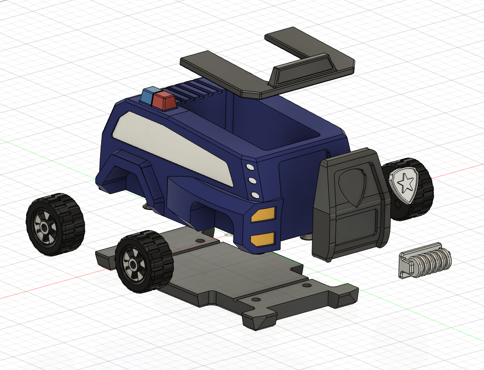 Fichier 3D Chase voiture de Paw-Patrol 🚗 ・Objet imprimable en 3D à ...